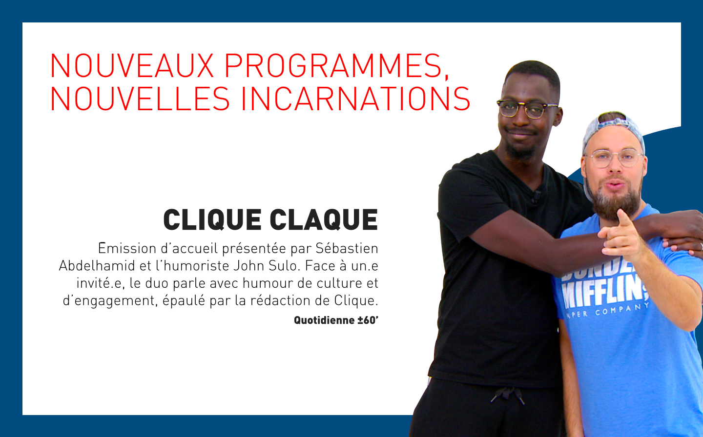 La chaîne télévisée Clique TV sera disponible le 4 novembre - Clique.tv