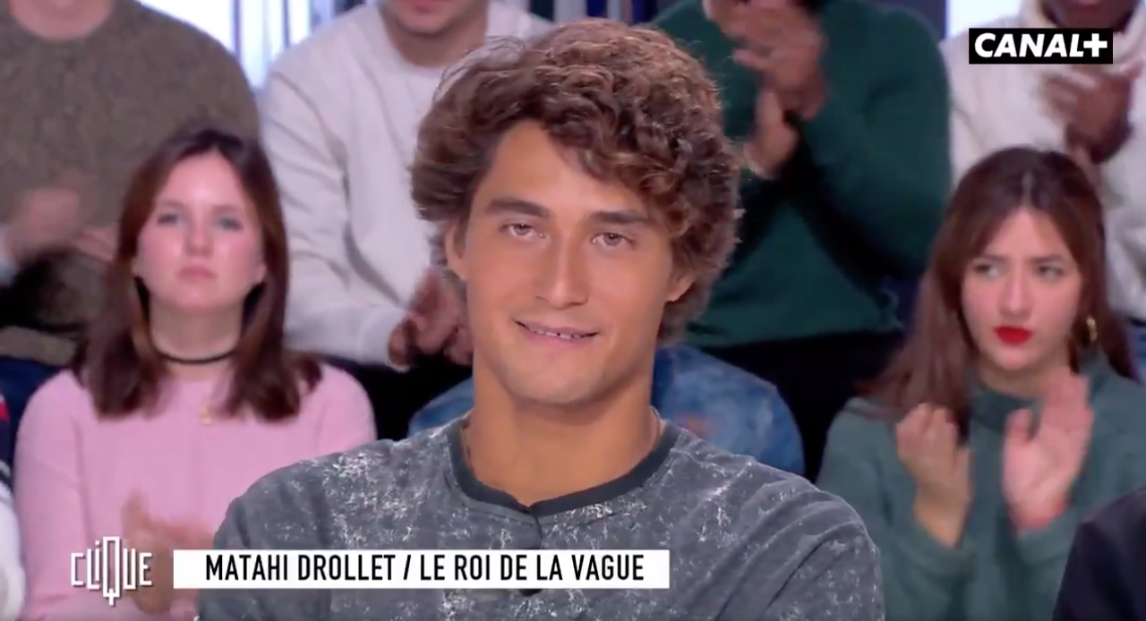 Matahi Drollet raconte la vague qui a changé sa vie - Clique.tv